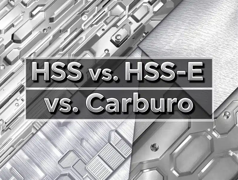 HSS vs. HSS-E vs. carburo en herramientas de corte y perforación